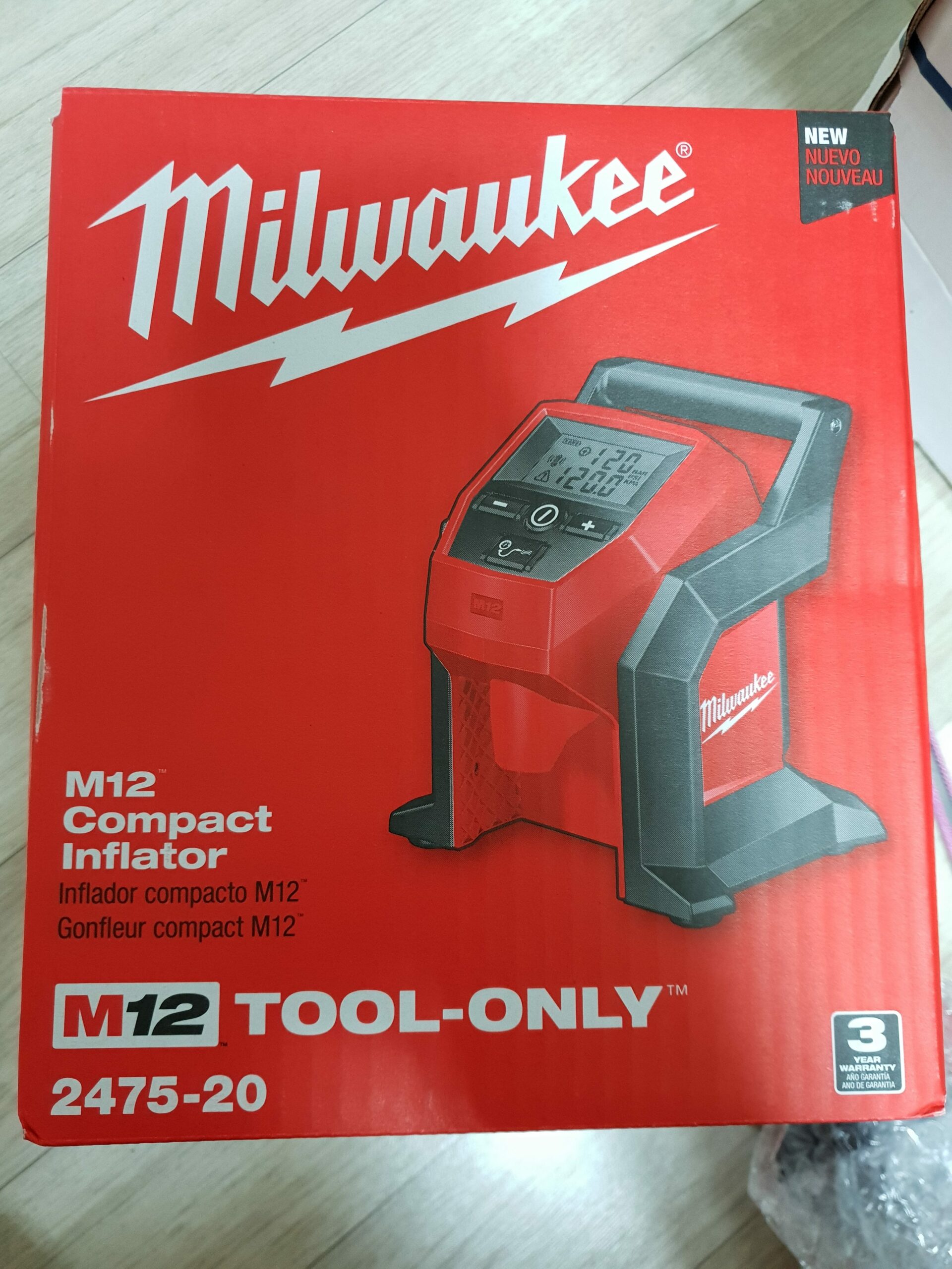 Milwaukee M12 Compact Inflator 리뷰 – byounghee.me